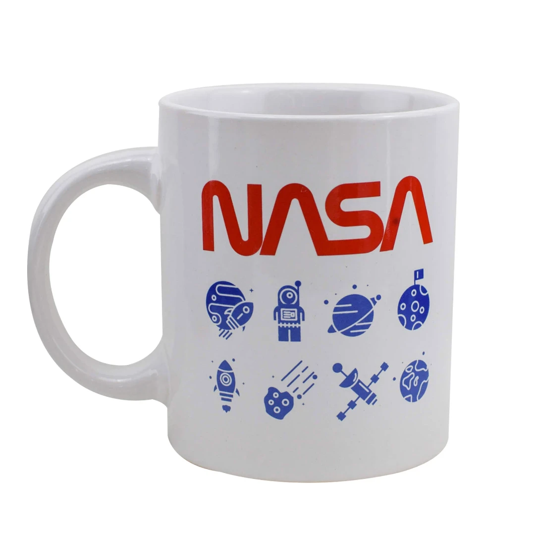 Full-Fit - Caneca NASA em cerâmica 320ml A9,5cm