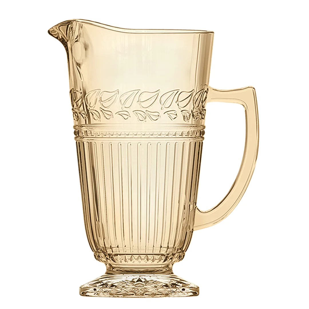 Full Fit - Jarra em vidro com pé 1,2L cor âmbar luster