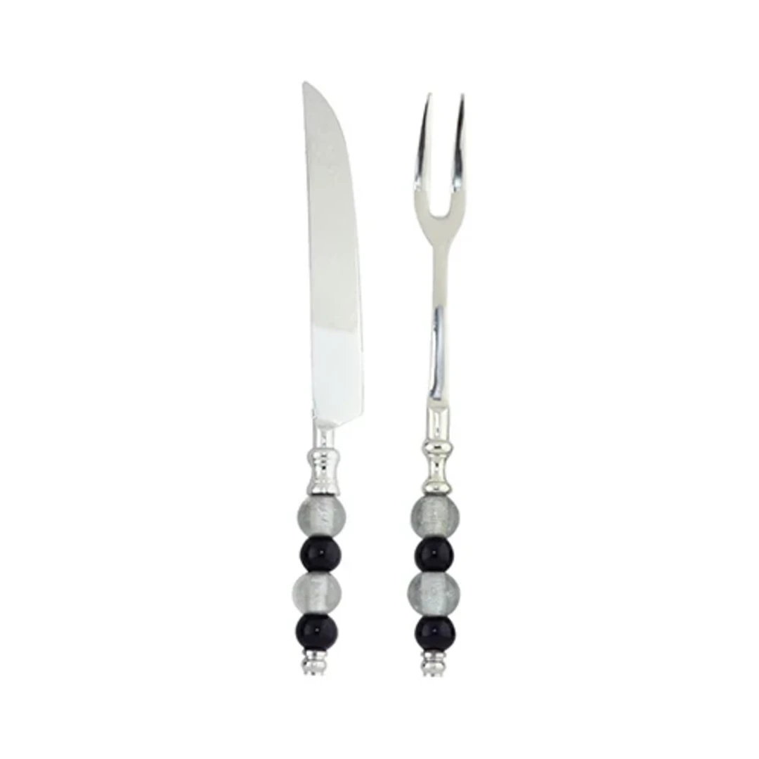 Full-Fit - Jogo de faca e garfo trinchante em aço inox com cabo em ...