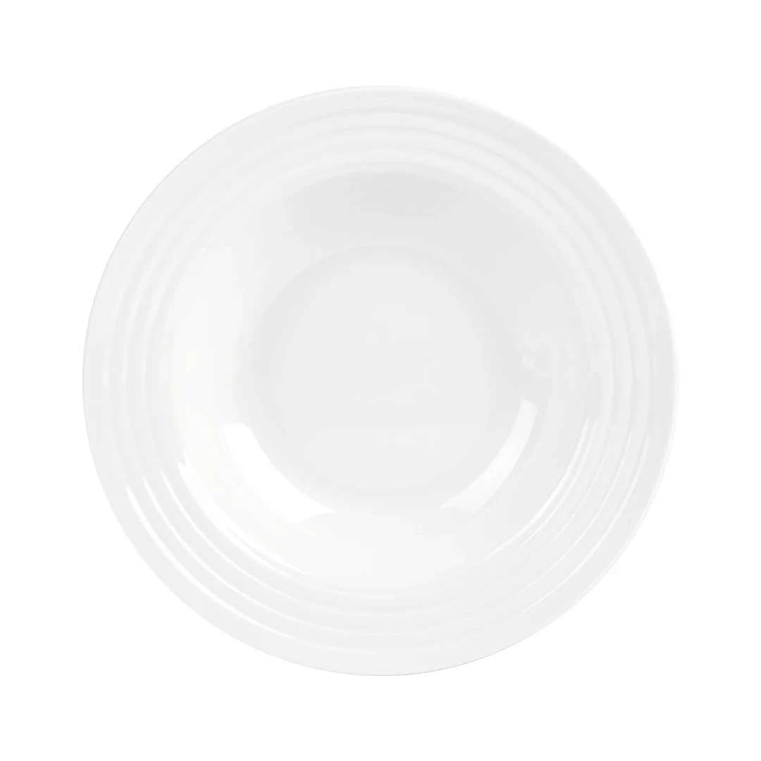 Full Fit - Prato fundo em porcelana 22,5cm cor branca